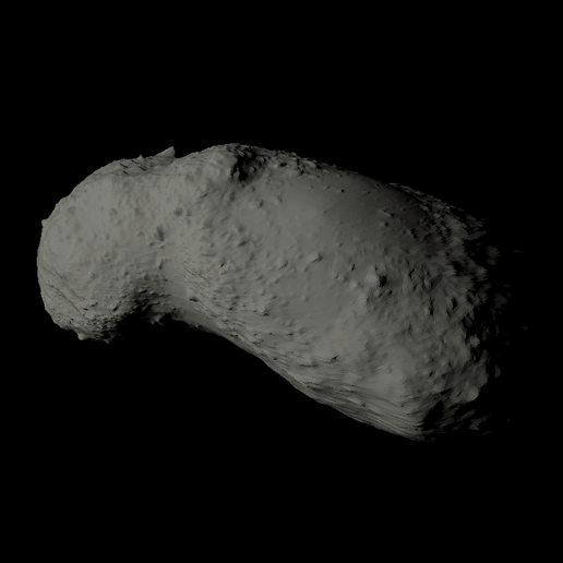 🛰 25143 Itokawa scaled one in eight thousand・Free STL File for ・Cults