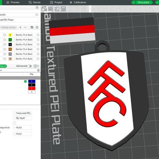 3D file Premier League Fulham keychan badge printable and renderable 📛 ...