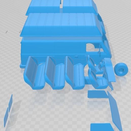 🚗 Volkswagen LT PanelVan 1975 Printable Van・ 3D File for ・Cults