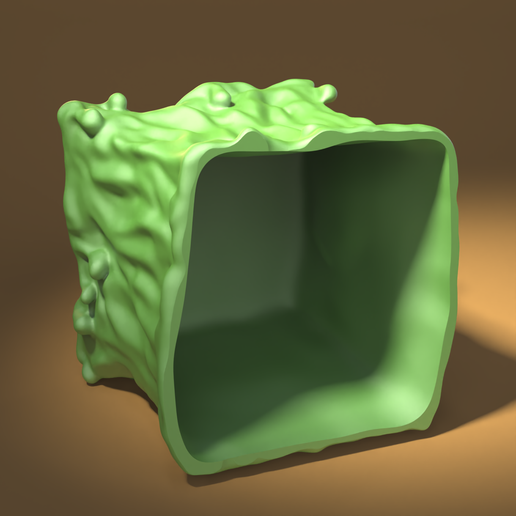 👹 Gelatinous Cube - DnD・Free STL File for 3D printing・Cults