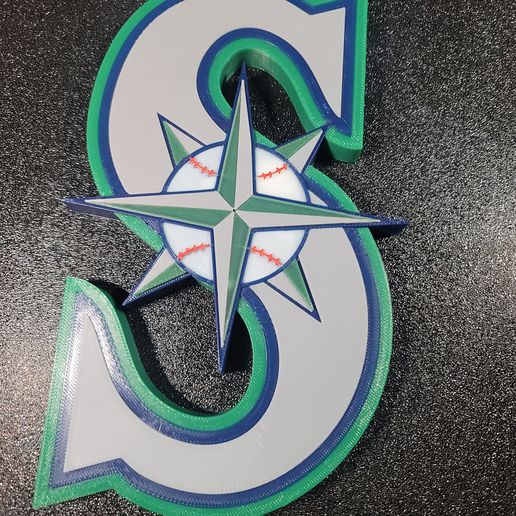 🗝️ Seattle Mariners pendant・ STL File for 3D printing・Cults