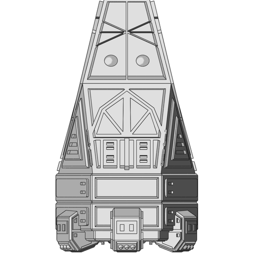 🖖 Klingon Toron Shuttle (Fleet Scale)・Free STL File for 3D printing・Cults