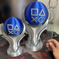 3D printer New PS5 Platinum Trophy • made with Elegoo Neptune 3 Pro・Cults