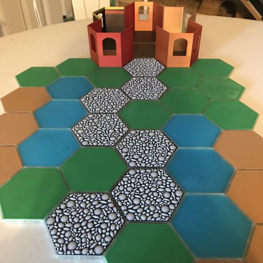 🧲 Evo HexConnect Tiles・ STL File for 3D printing・Cults