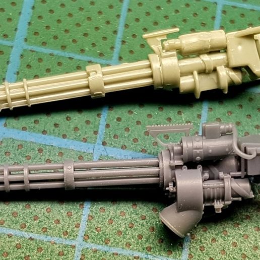 🔫 M134D Minigun・ 3D File for ・Cults