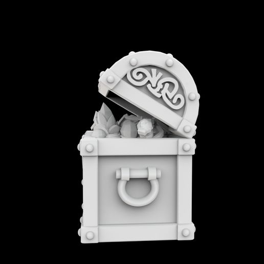 🗿 Dungeon Treasure Chest 3D Print Model・ STL File for 3D printing・Cults