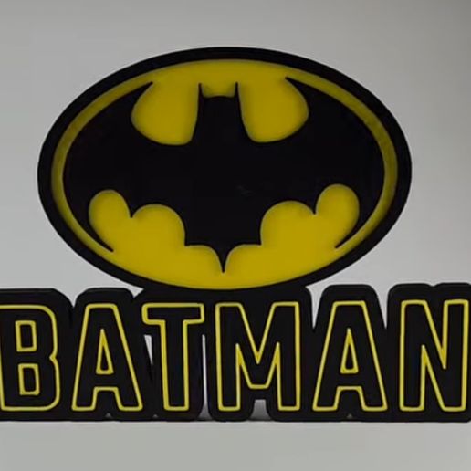 3D print BATMAN 89 BATSYMBOL Logo Display by MANIACMANCAVE3D • made ...