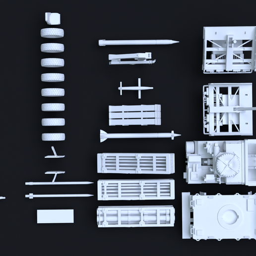 🐆 Israeli IDF Elbit PULS MLRS・ STL File for 3D printing・Cults