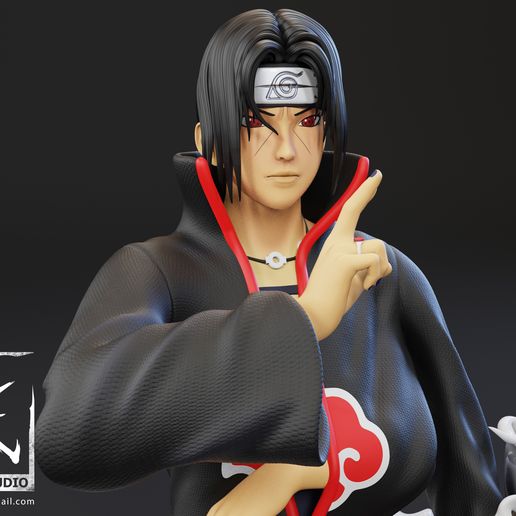 💬 Uchiha Itachi 3D printing model・ 3D File for ・Cults