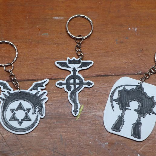 STL file Full metal alchemist - Keychains 🗝️ ・3D printer design to ...