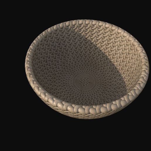 STL file Crochet Bowl 🥣 ・3D printer design to download・Cults