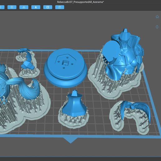👤 REBECCA BUST STL READY FOR 3D PRINTING・ 3D File for ・Cults