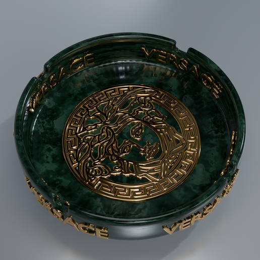 🚬 Versace Ashtray・ STL File for 3D printing・Cults