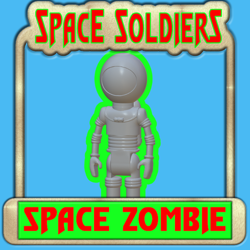 🛰 Space Zombie・Free 3D File for 3D printing・Cults