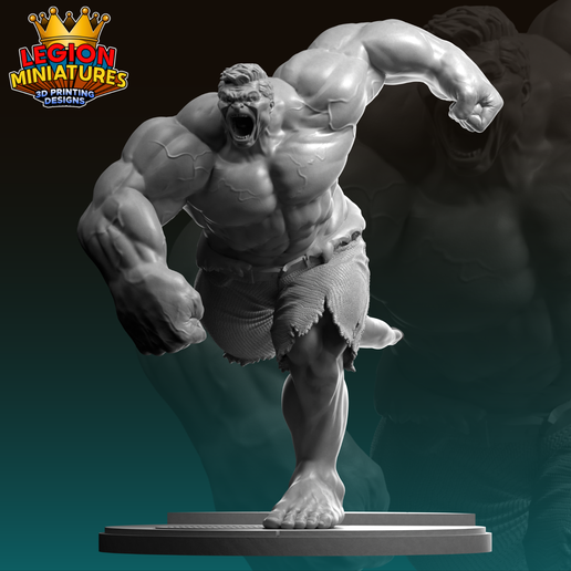 🦸 Marvel crisis protocol ultimate hulk presupported included・ STL File ...