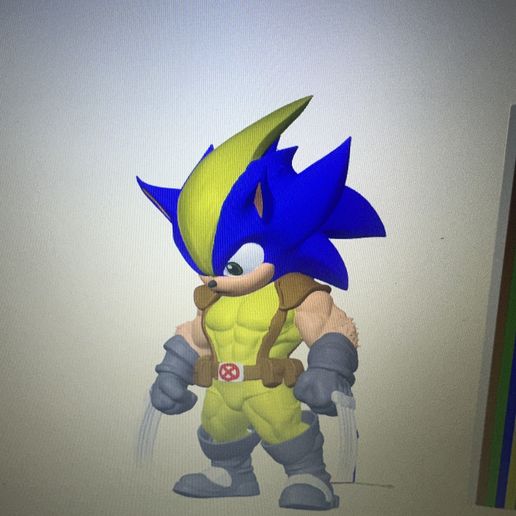 👾 Sonic Wolverine・Archivo STL para Impresión 3D・Cults