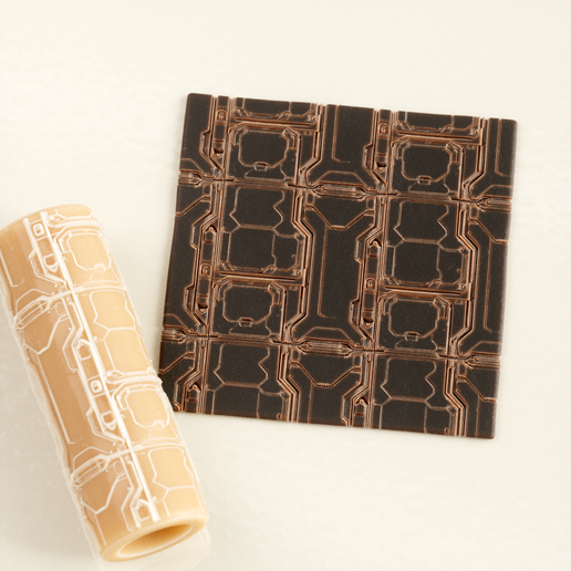 sci fi texture roller