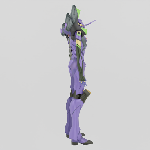 🎲 Evangelion EVA Unit 13 Textured Lowpoly・ OBJ File for ・Cults