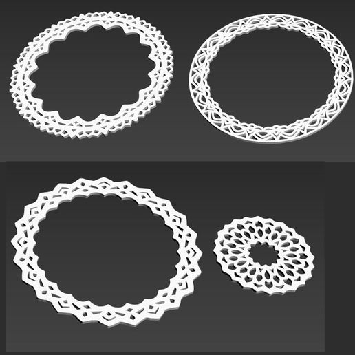 Download STL file Circle pack for diy arts and crafts • Template to 3D ...