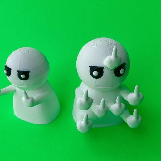 🖕 Meme Middle Finger・ 3D File for 3D printing・Cults