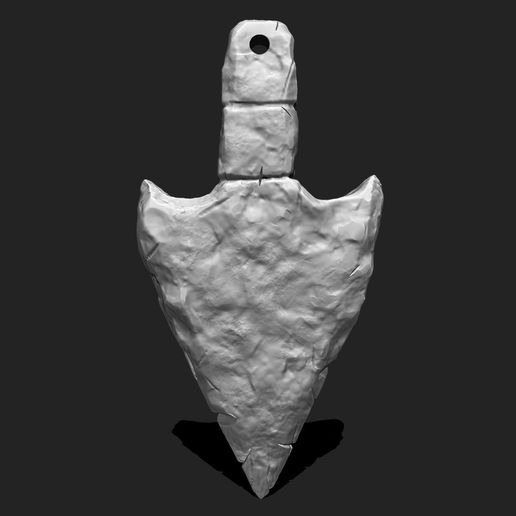 🏹 Arrowhead - 3D Print Pendant・ 3D File for ・Cults