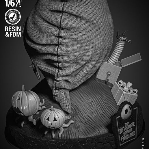 🎬 WICKED MOVIES OOGIE BOOGIE SCULPTURE: TESTED AND READY FOR 3D ...