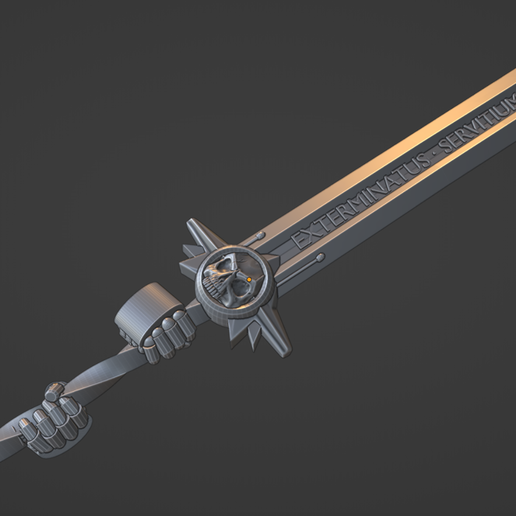 STL-Datei Power Sword Master Crafted-Variante kostenlos 🗡️ ・Design für ...