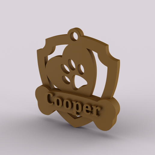 🐕 PERSONALIZED DOG TAGS・ STL File for 3D printing・Cults