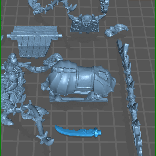 3D file YE OLDE FANTASY - Heavy Corrupted Chad Bad Boys Battle Group 🇹🇩 ...