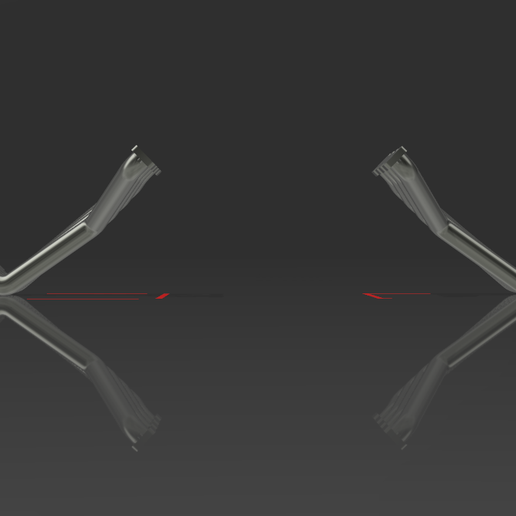 🚗 1/25 scale universal drag racing zoomie header 2.0・ STL File for 3D ...