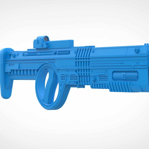 🎬 Bloodsport rifle 1 to 10 scale from the movie Suicide Squad 2021 3D ...