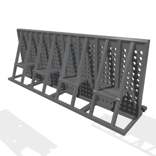🤼 Wrestling Action Figure Ramp Barricade Fence Set Without Lights ...