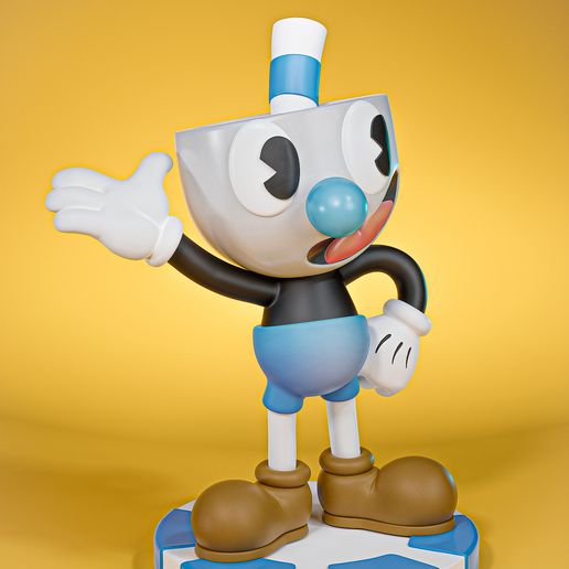👾 Mugman - Cuphead - Extra・ 3D File for 3D printing・Cults