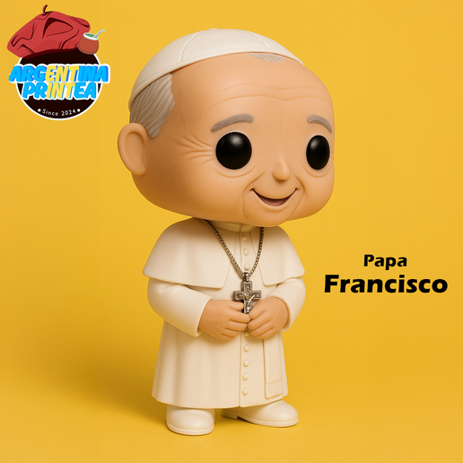 ♌ Pope Francis and Leo XIV - Funko Pop・ STL File for 3D printing・Cults