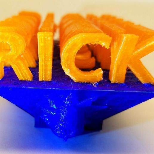 Free 3D file Rick and Morty Text and Faces 🎲 ・3D printing idea to ...