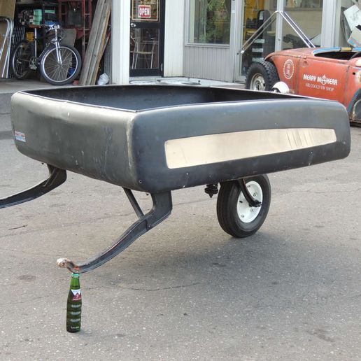🛞 Allstate Classic Single Wheel Trailer Chassis・Free STL File for ・Cults