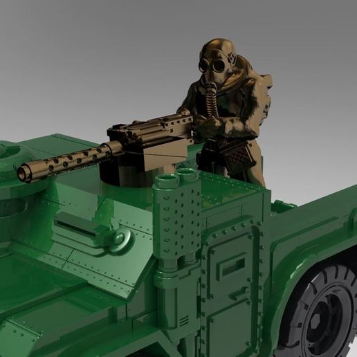 🔫 Rear Deck gunner - 20mm - Darkfuture / Gaslands / FWW・Free STL File ...