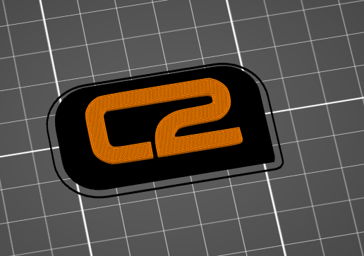 Archivo STL C2 logo Citroen Citroën 🚗 ・Plan de impresión en 3D para ...