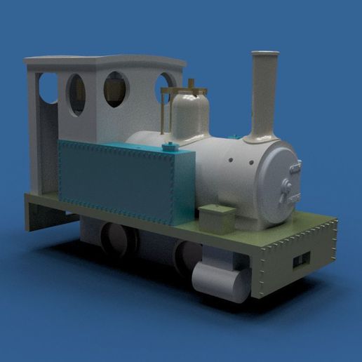 💭 Fletcher Jennings Type Loco for 009・ STL File for 3D printing・Cults