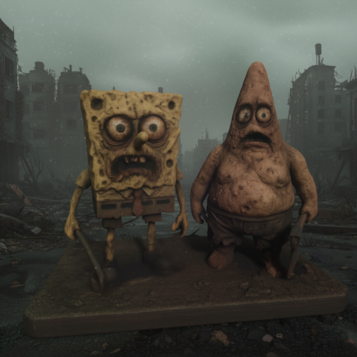 realistic patrick scary