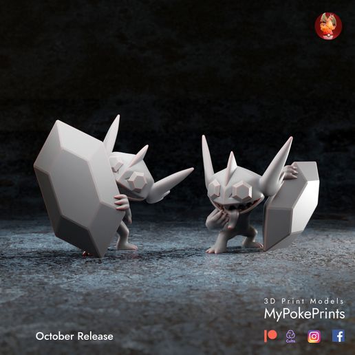 🎃 Mega Sableye - presupported figure・ 3D File for ・Cults