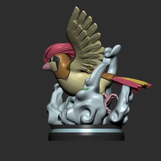 🐉 Pokemon - Pidgeotto Figure・ STL File for ・Cults