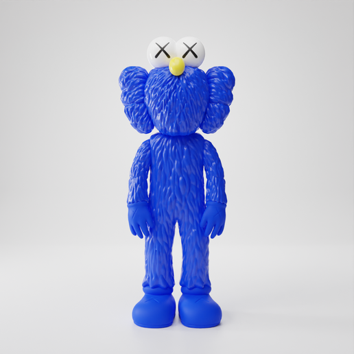 🎨 KAWS BFF BEST FRIENDS FOREVER COMPANION - AMS READY・ STL File for 3D ...
