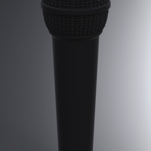 🎤 Microphone・ STL File for 3D printing・Cults