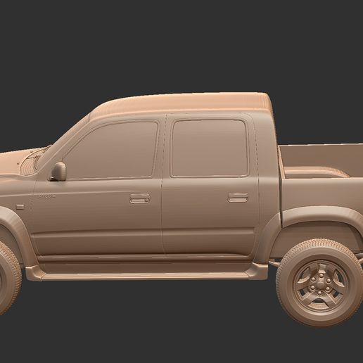 🚗 2001 Toyota Hilux Mk6 Doble Cabina - Leyenda irrompible Modelo 3D de ...