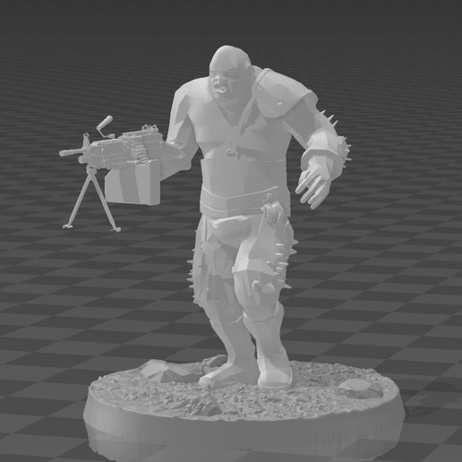 🎲 Mutant raider from Fallout・Free OBJ File for 3D printing・Cults