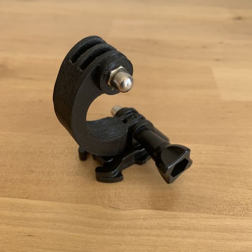 🔩 Double Nut J-Hook (Action Camera Helmet Mount)・ STL File for 3D ...