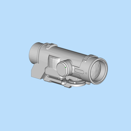 🔫 96 CCL 1x/5x Scope Universal Weapon Tactical Item Model・ STL File for ...