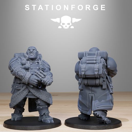 👹 GrimGuard Frostwatch Mutants・ 3D File for 3D printing・Cults