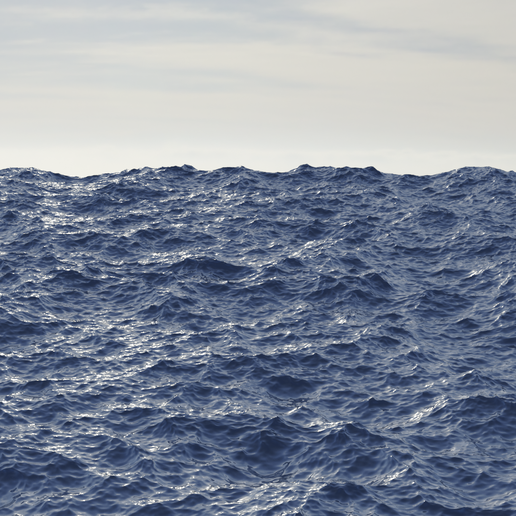 animated waves blender